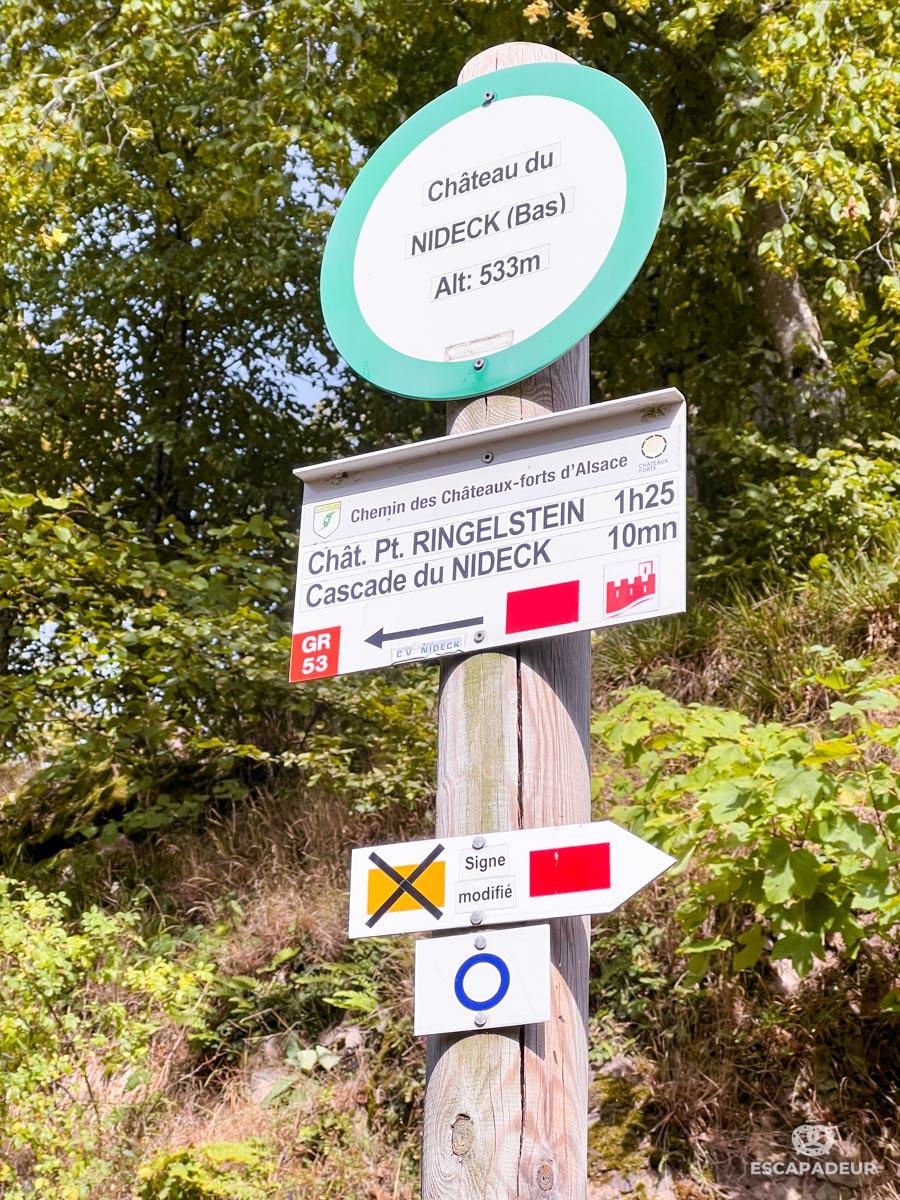 Randonner à la cascade du Nideck, de Wangenbourg à Urmatt